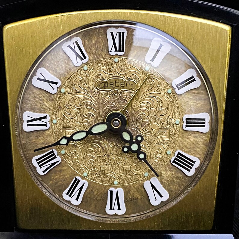 Antique PETER Clock Rare and Collectible Model Mechanical - Etsy