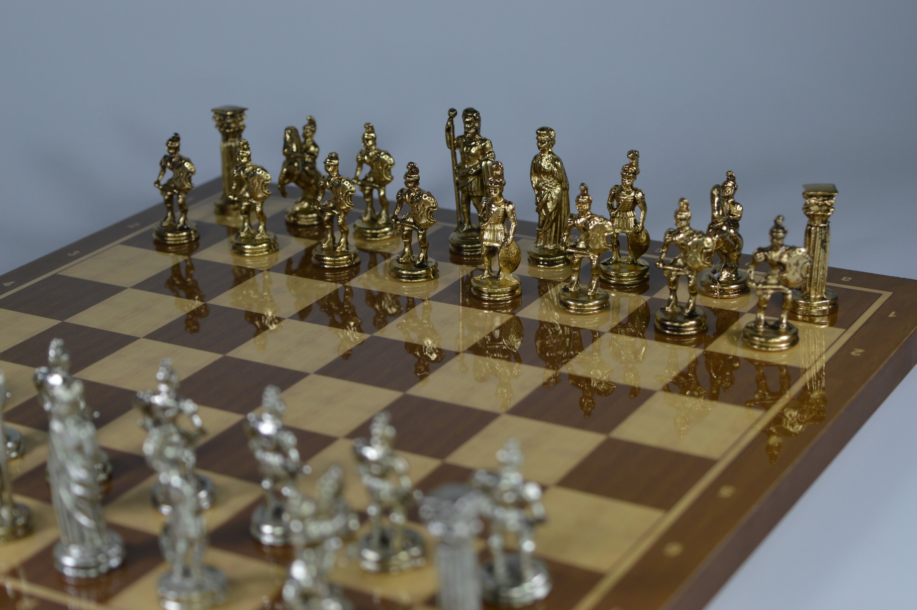 Roma Soldier Design Chess Set Solid Chess Set Troops Chess | Etsy