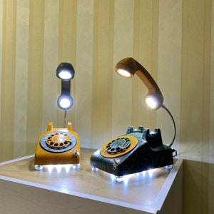 Vintage Phone Lamp Retro Lamp Phone Home Decor Desk Lamp - Etsy