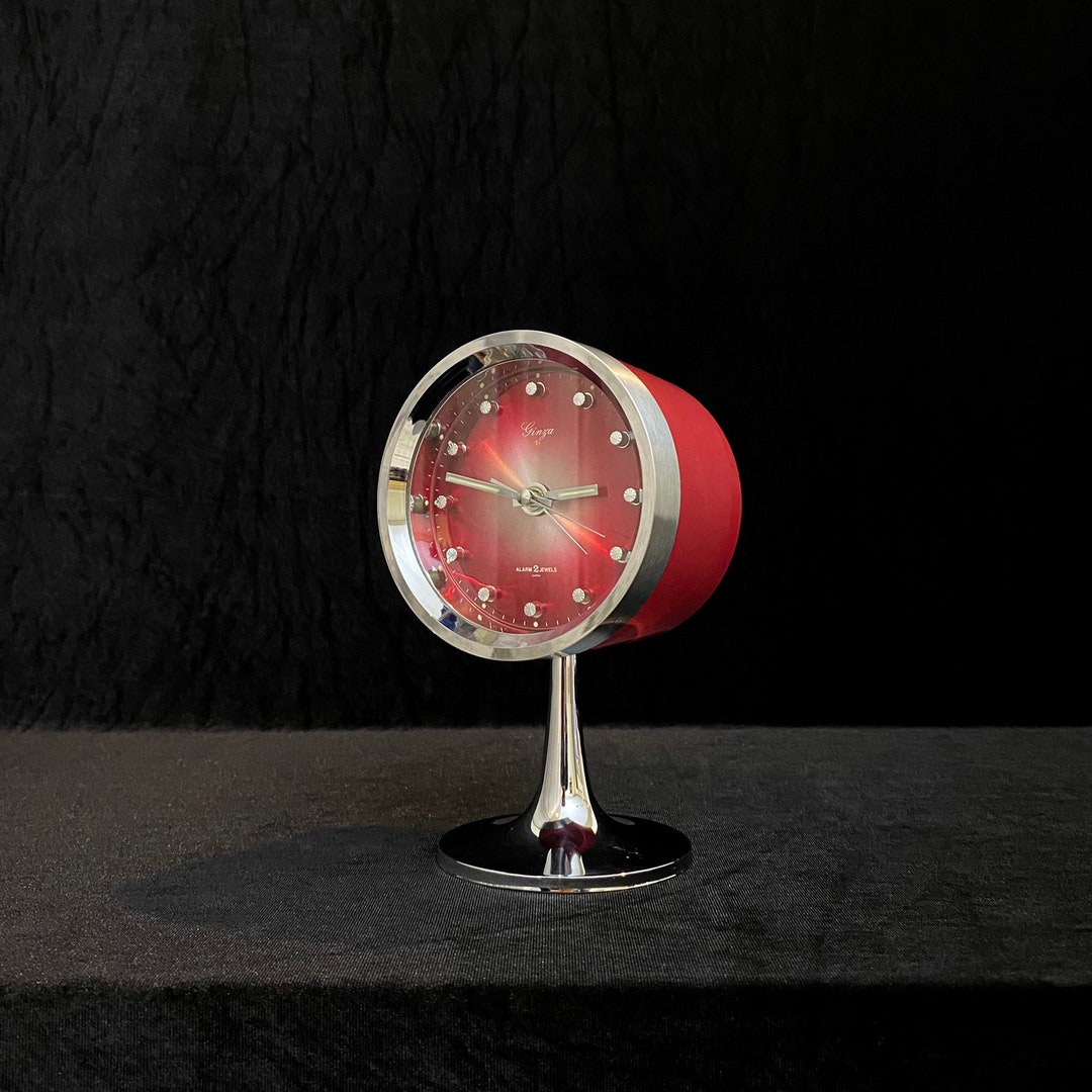 Space Age Table Clock Pop Art Desk Clock JAPAN With - Etsy