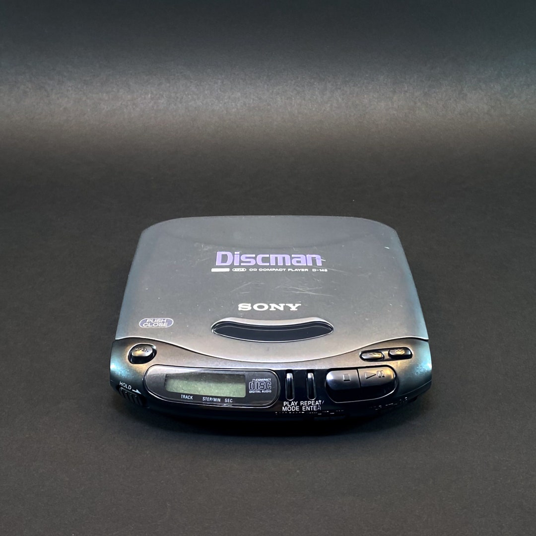Vintage Sony Discman, 1980s Compact Sony CD Player, Portable ...
