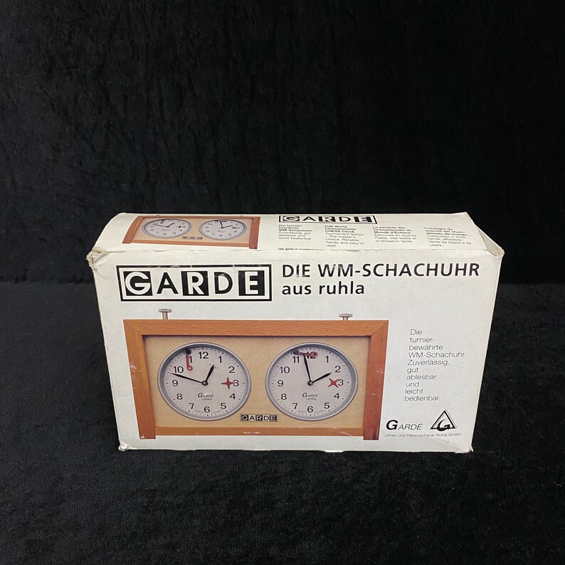 Analog Garde Ruhla Classic Chess Clock From Germany Chess - Etsy