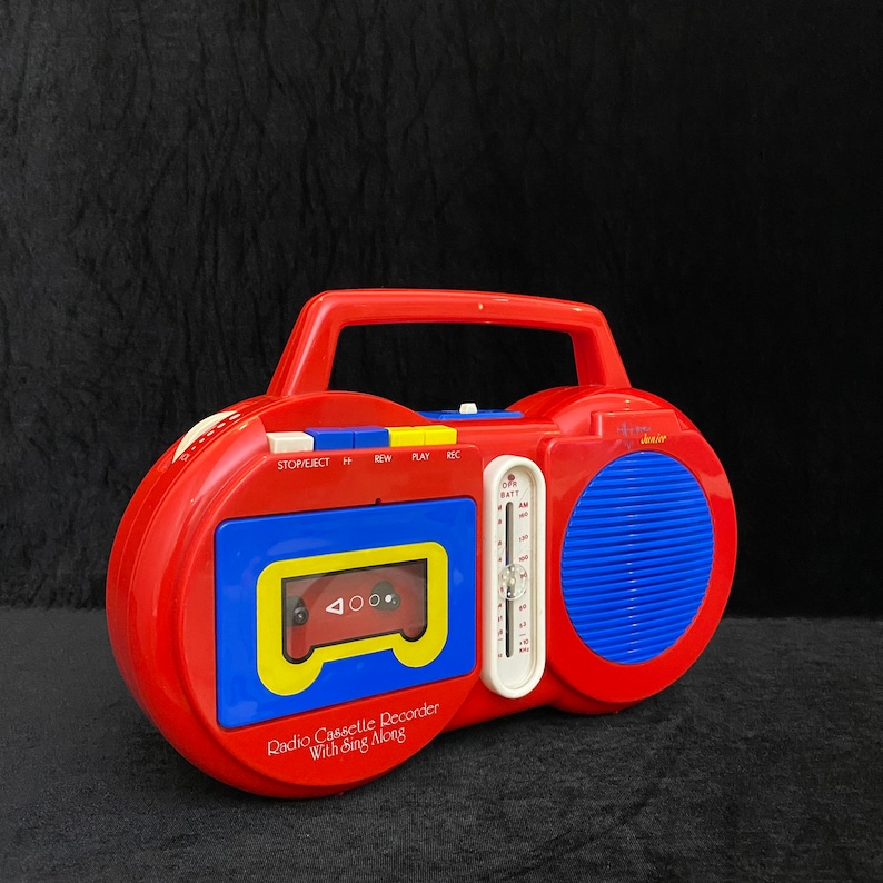 Vintage Music Kids Cassette Player Vintage Hand Tape - Etsy