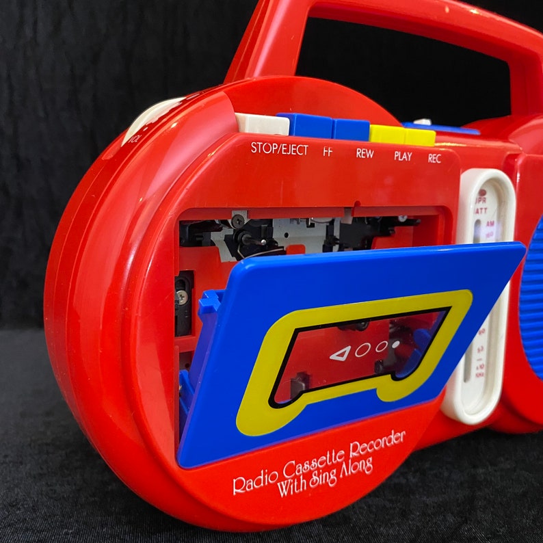Vintage Music Kids Cassette Player Vintage Hand Tape - Etsy