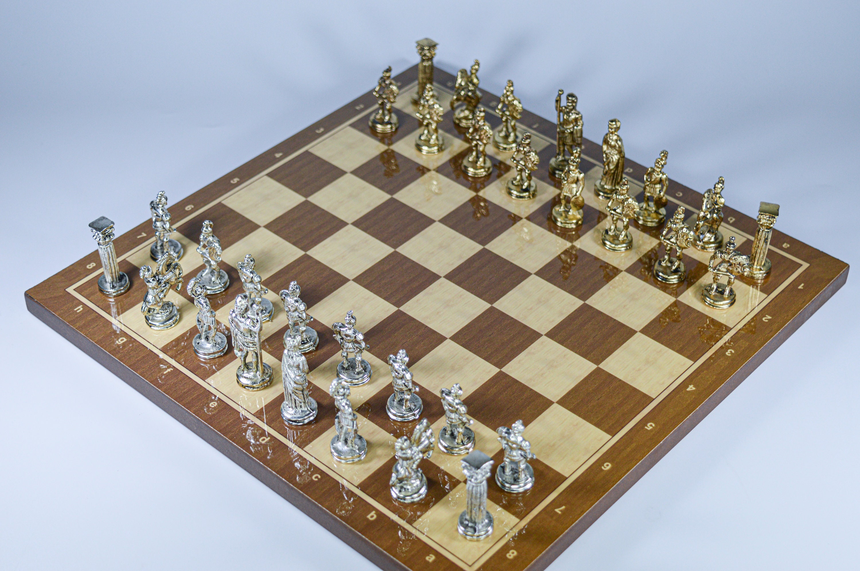 Roma Soldier Design Chess Set Solid Chess Set Troops Chess | Etsy