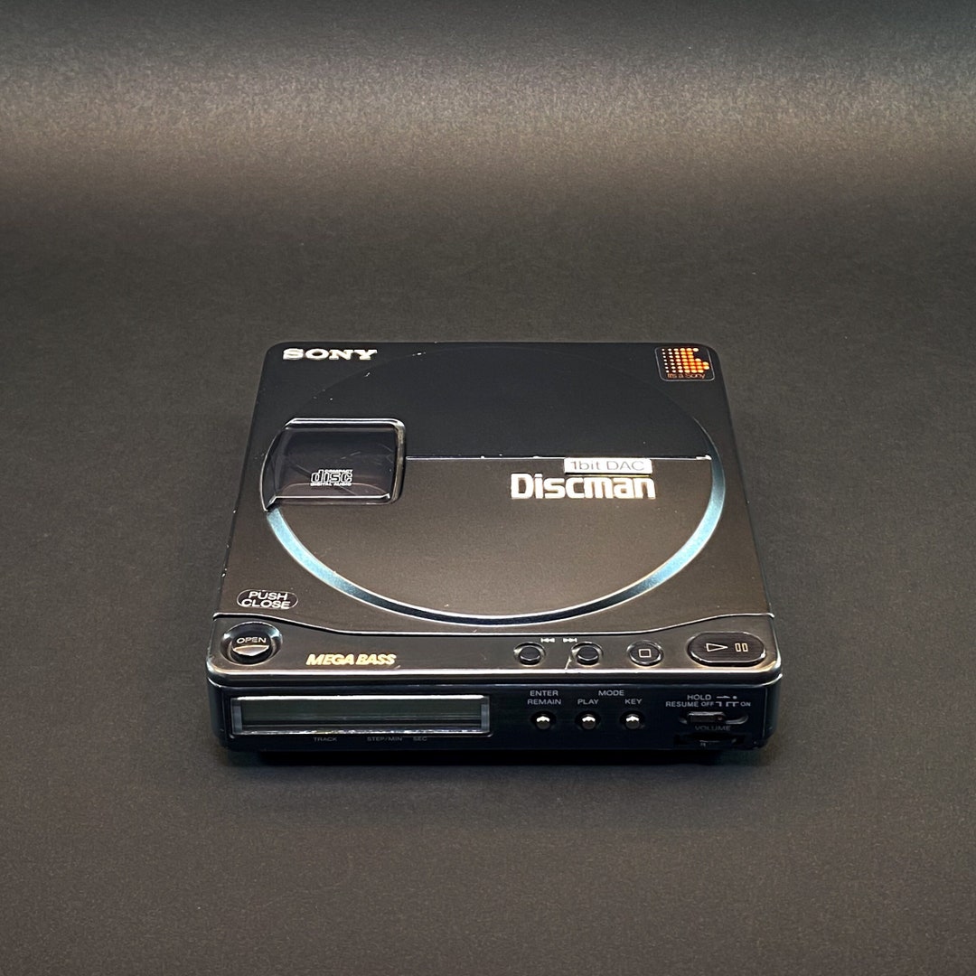 Vintage Sony Metal Discman, 1980s Compact Sony CD Player, Portable ...