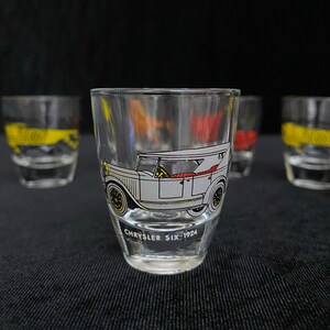 Vintage Car Design Shot Glass Mid Century Design Glass 6 - Etsy