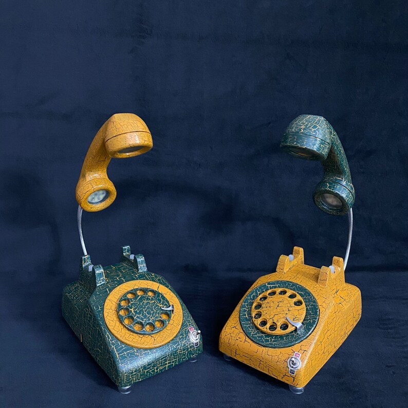 Vintage Phone Lamp Retro Lamp Phone Home Decor Desk Lamp - Etsy