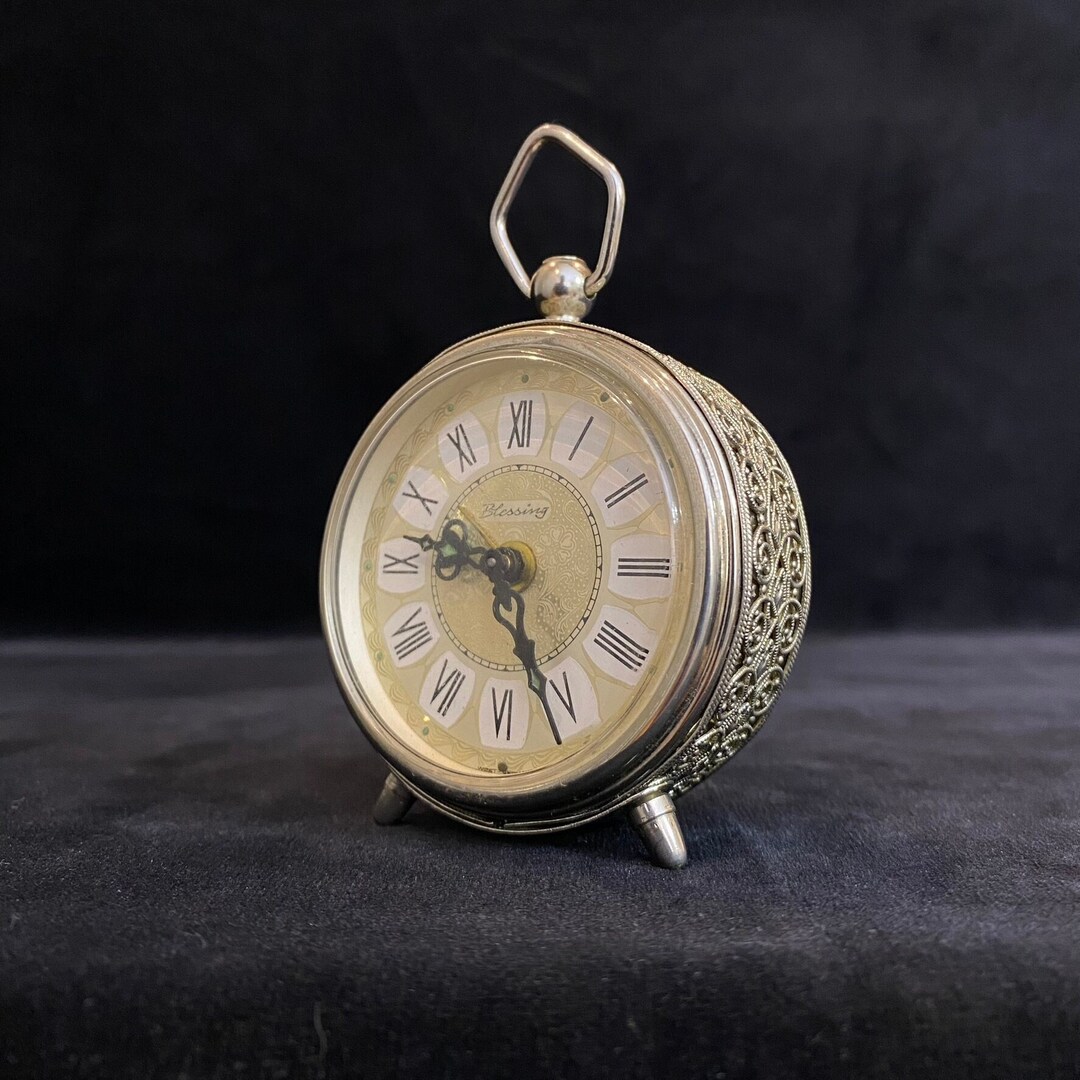 Vintage Blessing Table Clock, Germany Clock, Collectible Rare Model ...