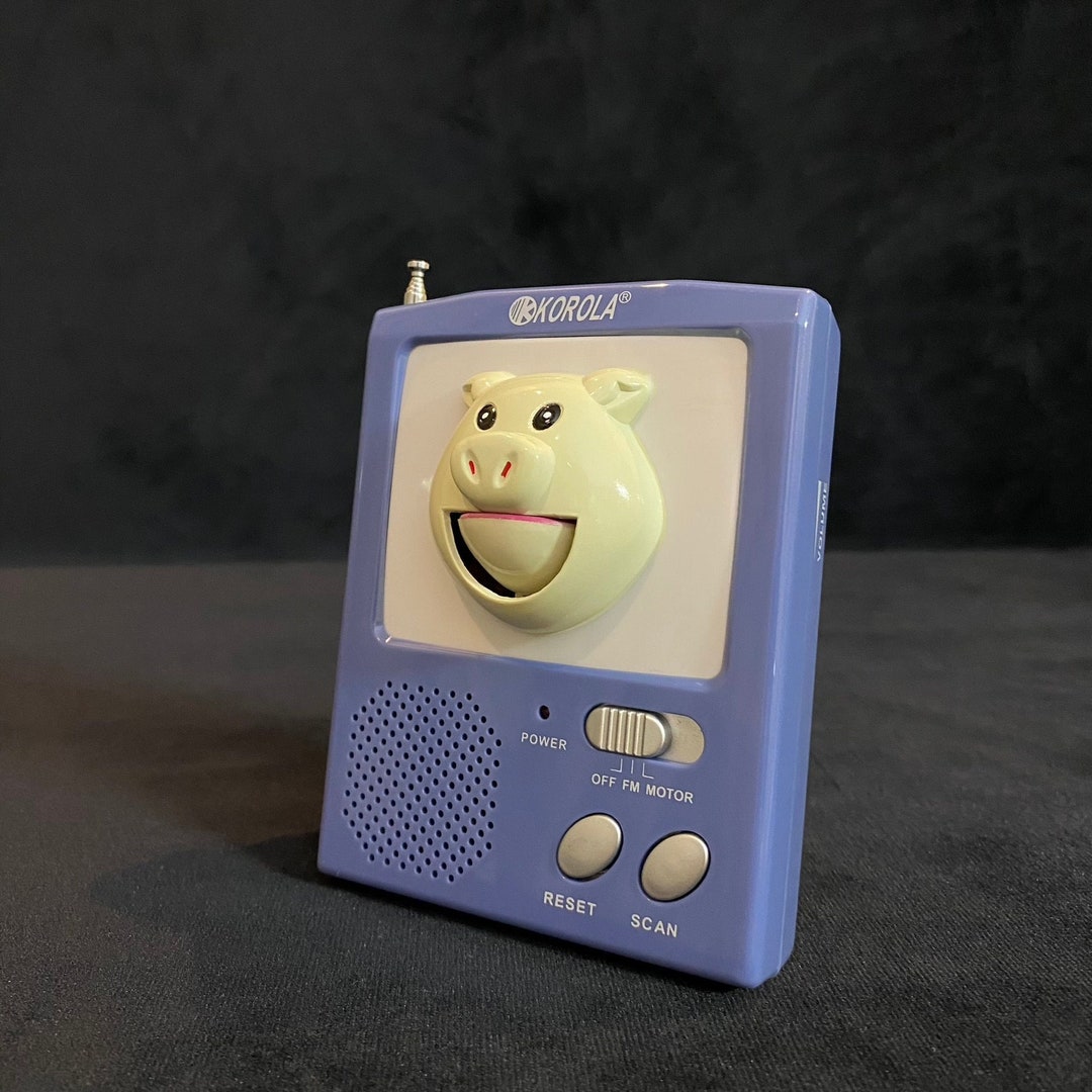 Vintage Mouth Radio, Talking Pig Radio, FM Band, Funny Radio, Rare and ...