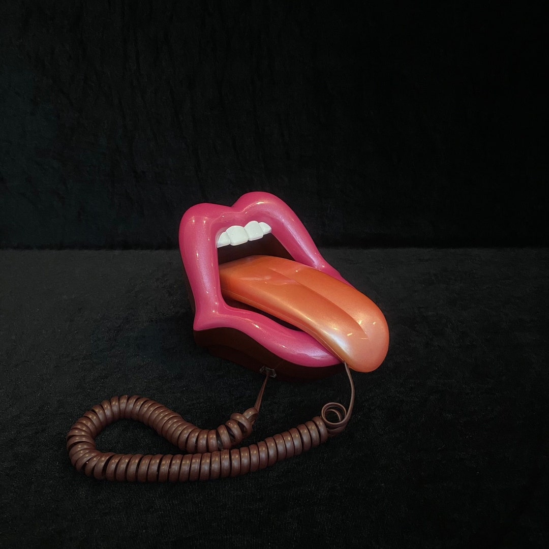 Vintage Mouth Phone, Lips Phone, Tongue Phone, Awesome Different Design ...