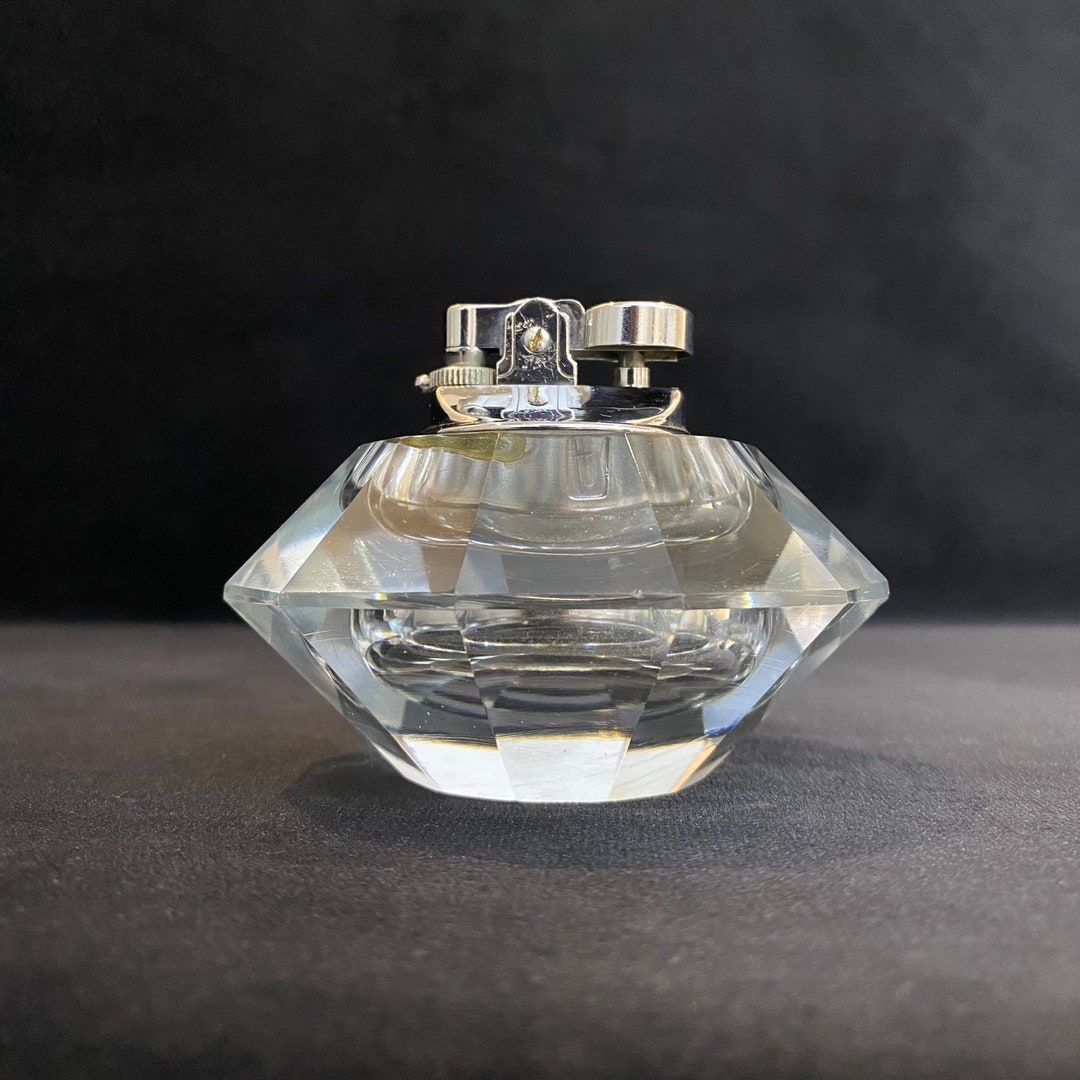 Antique Crystal Table Lighter, Vintage Lighter, Collectible Model ...