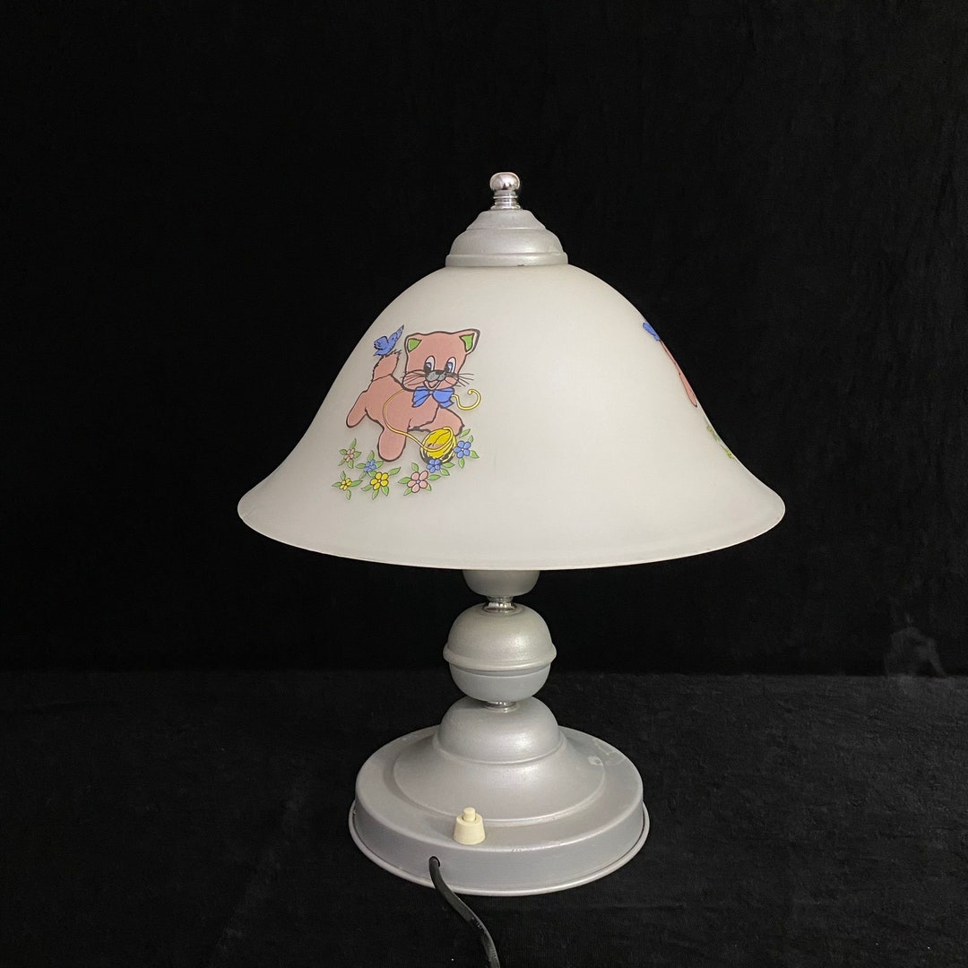 Mid Century Children Table Lamp Vintage Child Room Desk Lamp - Etsy