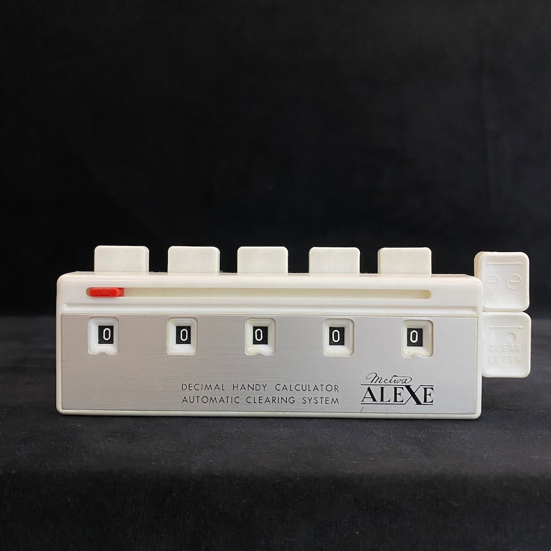 Antique Calculator 1960s Hand Calculator Meiwa Alexe - Etsy Canada