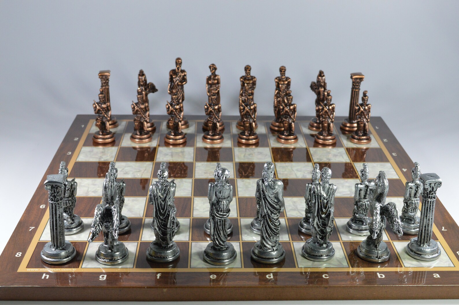 Mythological Chess Set Pegasus Figure Chess Handmade Metal - Etsy