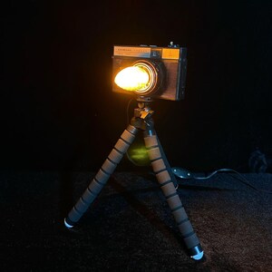 Vintage Camera Lamp Camera Lamp Recycled Vintage With the - Etsy