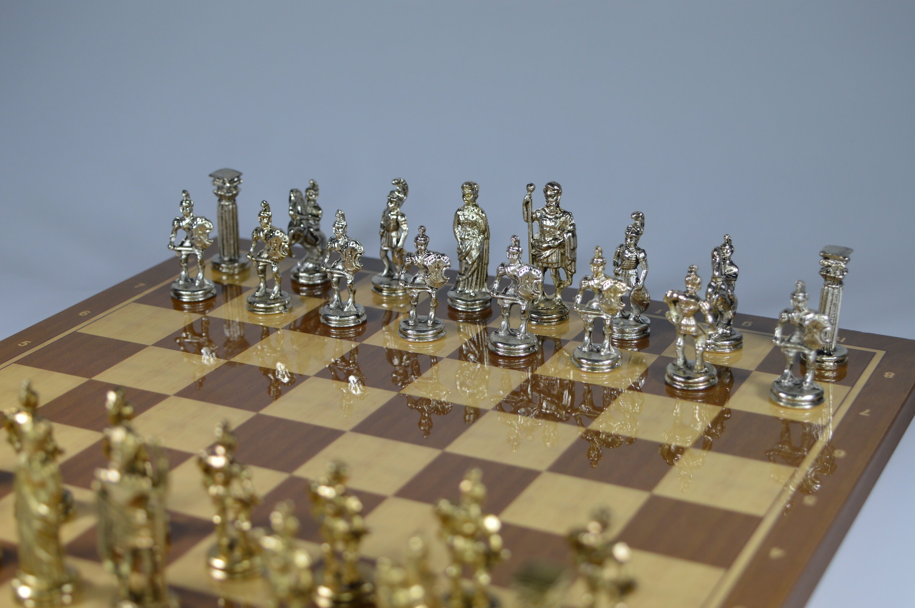 Roma Soldier Design Chess Set Solid Chess Set Troops Chess | Etsy