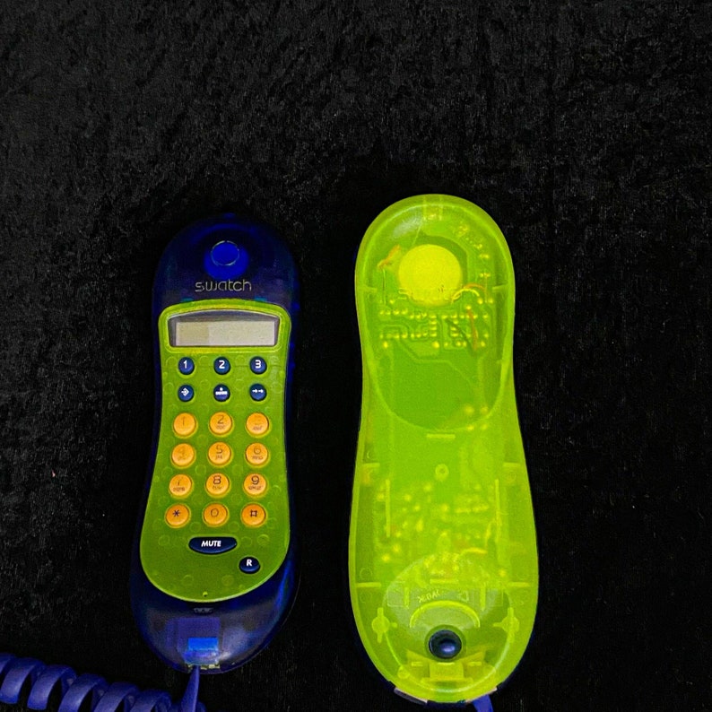 Swatch Twin Phone / Pink Jelly : r/80sdesign