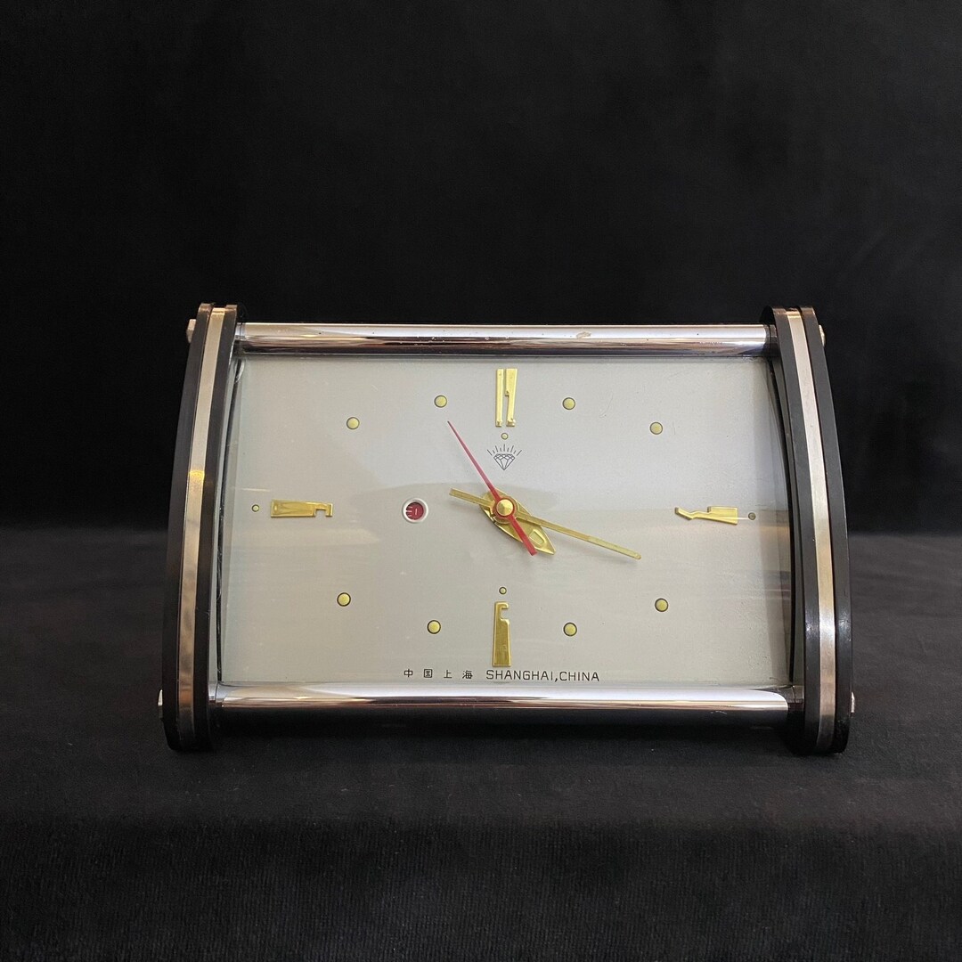 Antique Table Clock Mechanical Wind up Clock Alarm Clock - Etsy