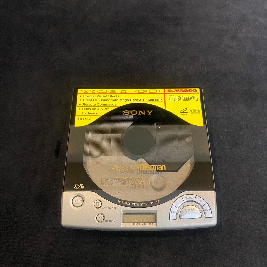 Vintage Sony Discman, Professional Model, Vintage CD Player, Rare and ...