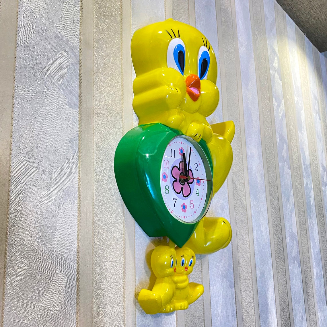 1980s Super Rare Tweety Clock Animated Wall Clock New Old - Etsy