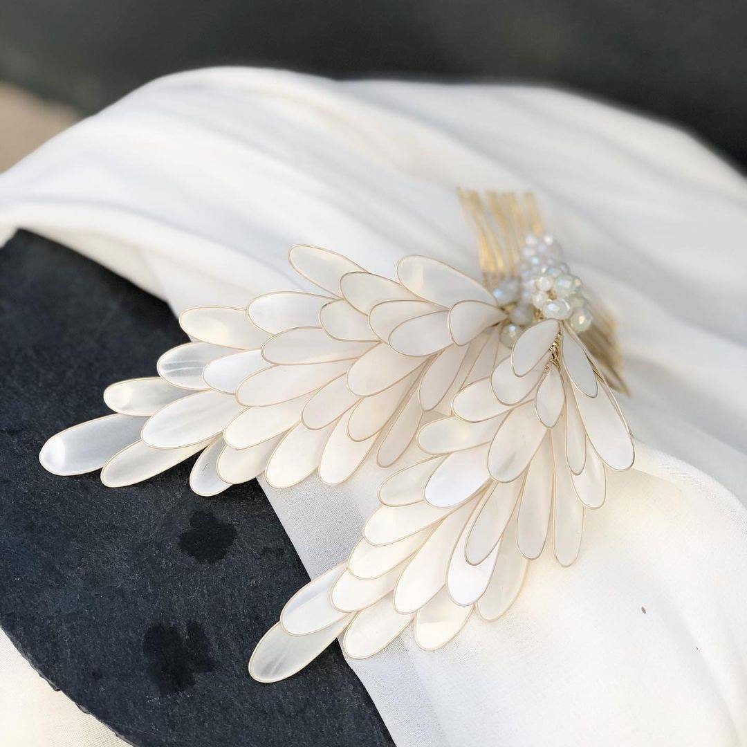 Angel Wings Bridal Hair Clip,angel Wings Bridal Headpiece,bridal ...