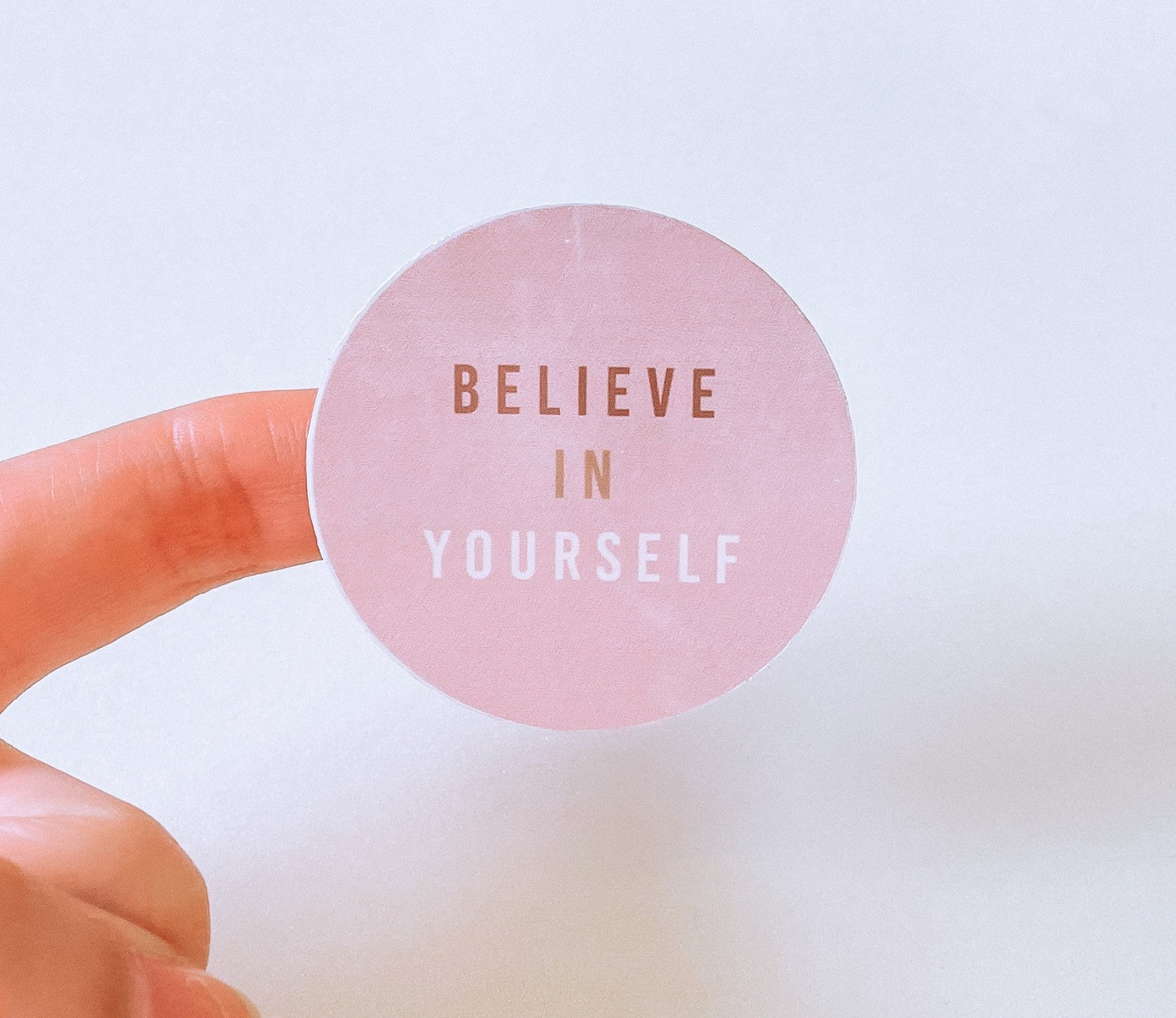 Believe In Yourself Sticker Inspirational Sticker Cute | Etsy