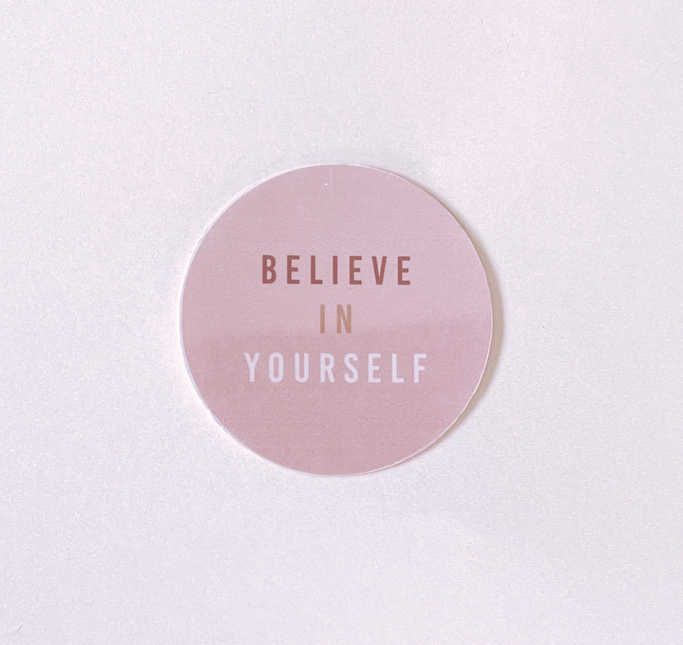 Believe In Yourself Sticker Inspirational Sticker Cute | Etsy