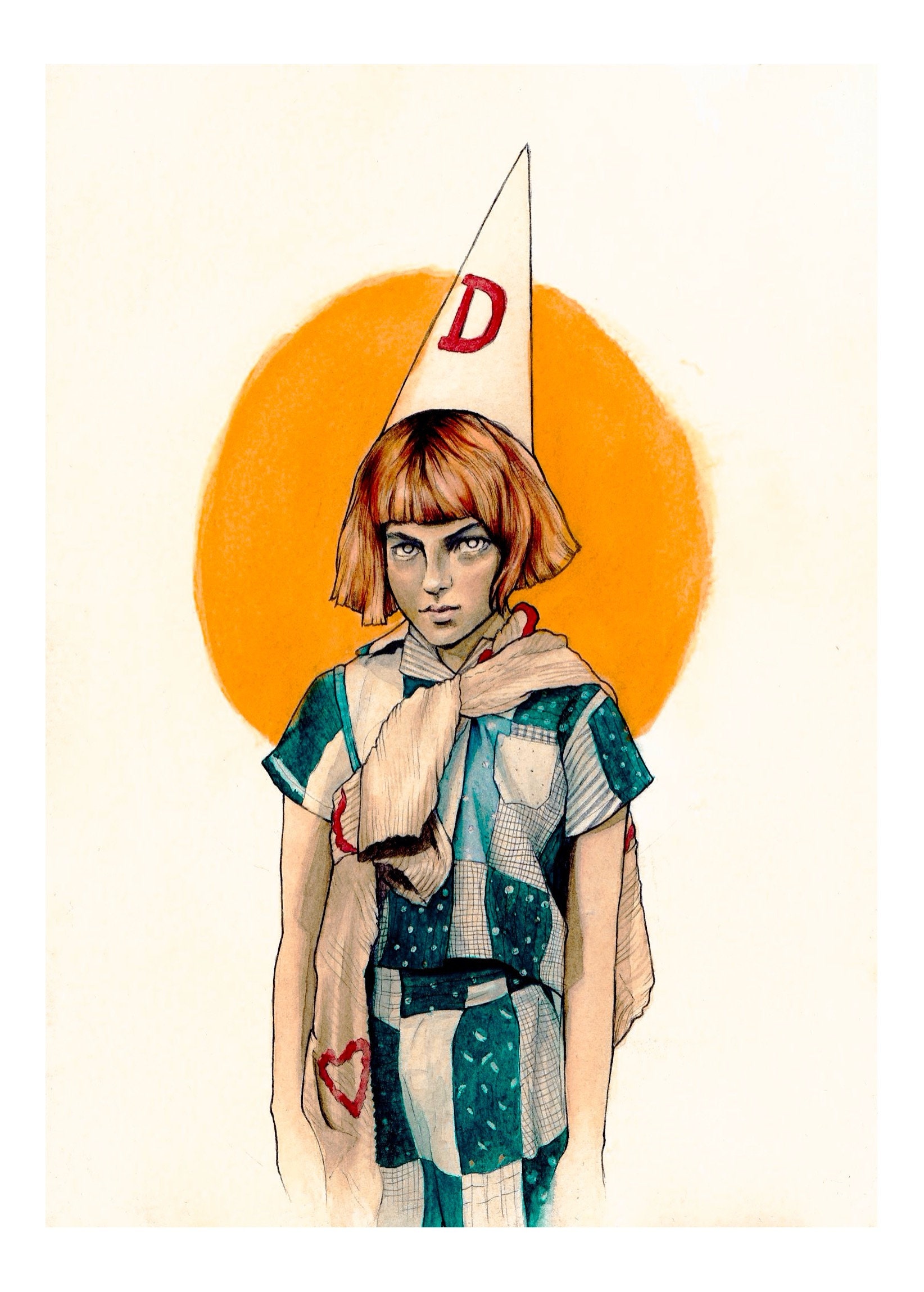 Giclée Print of "the Dunce" - Etsy