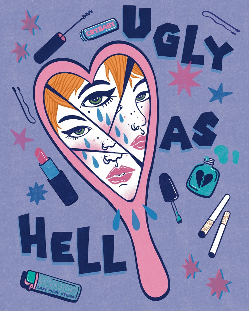 Ugly as Hell 8x10 Art Print - Etsy