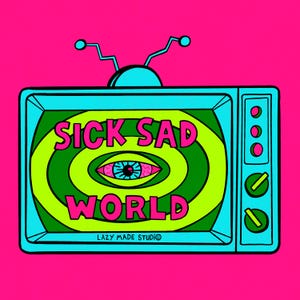 Sick Sad World 8 X 8 Square Art Print | Daria MTV Illustration ...