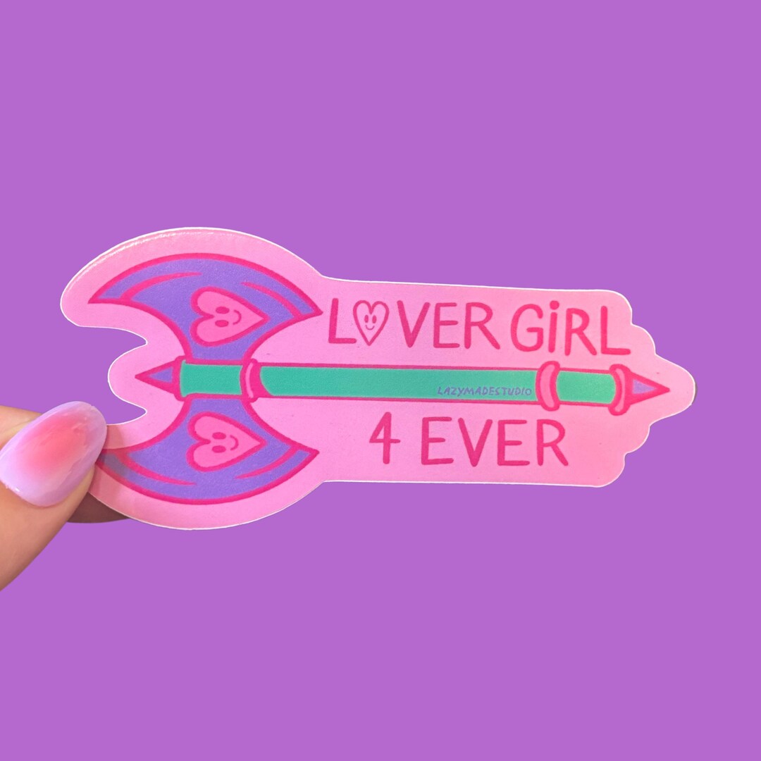 Lover Girl 4 Ever Waterproof Sticker | Emo Weapon Book Reader | Creepy ...