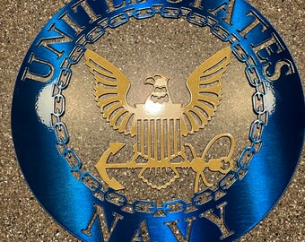 Us Navy Metal Sign - Etsy