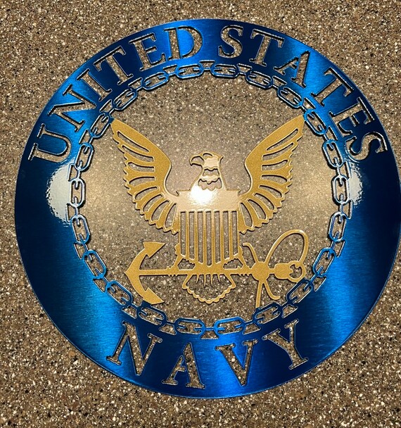 US Navy Metal Sign NAVY Sign Authorized Seller Metal Art - Etsy