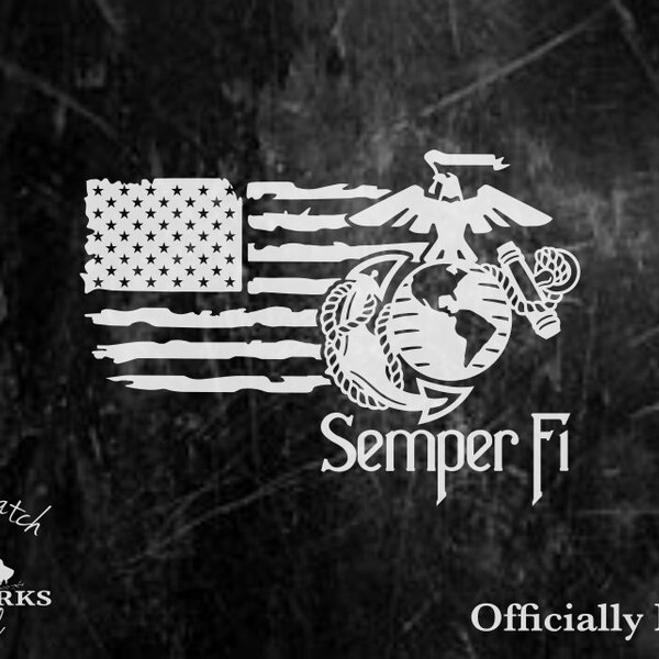 Semper Fi Decal - Etsy