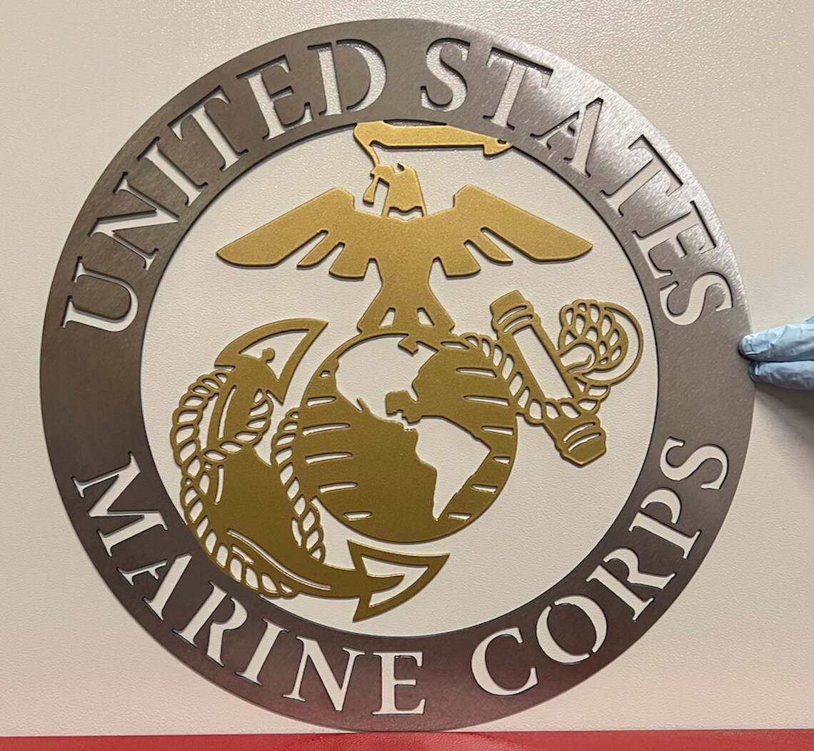 US Marine Corps Metal Sign USMC Sign Authorized Seller - Etsy