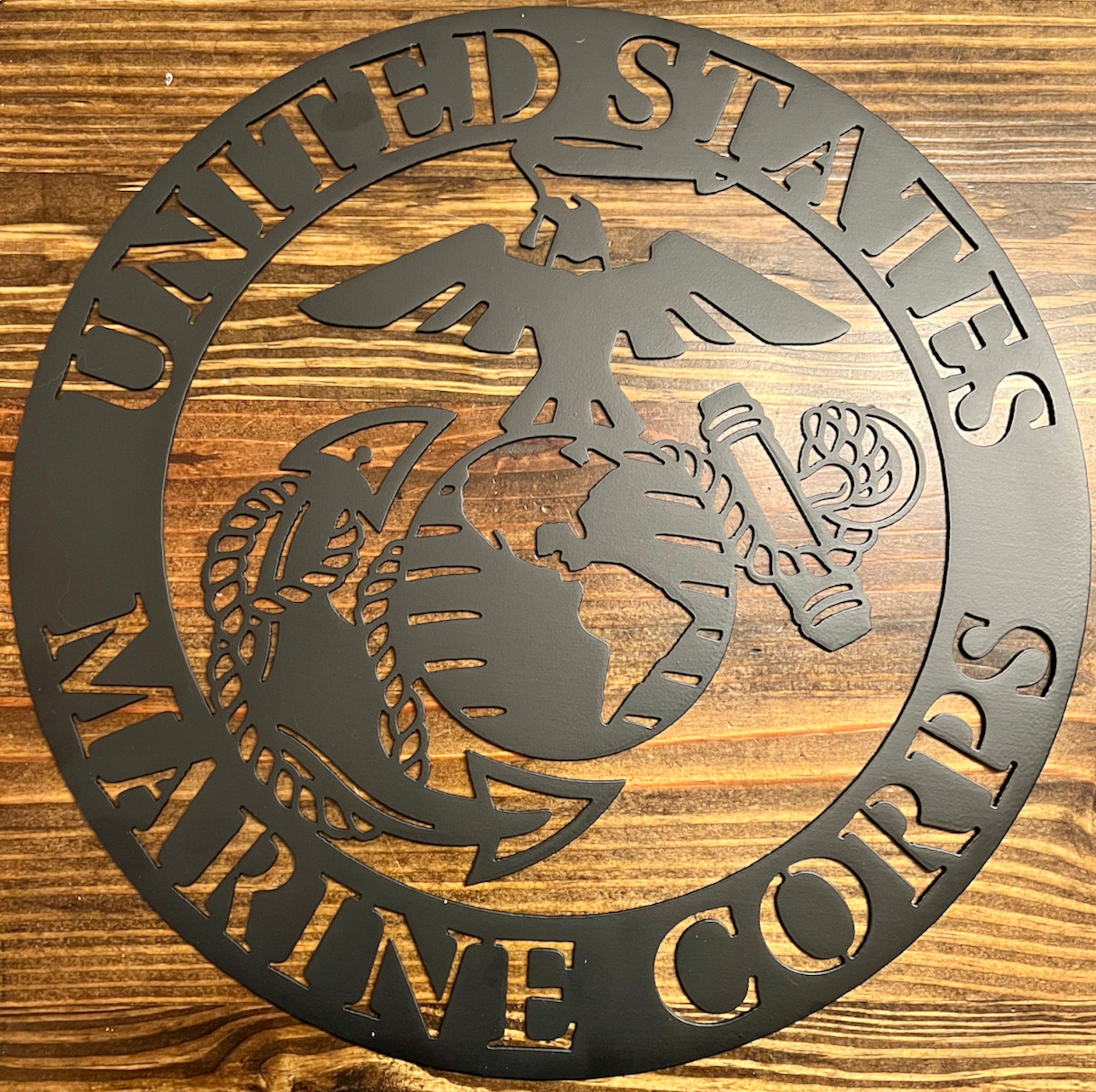 US Marine Corps Metal Sign USMC Sign Authorized Seller - Etsy