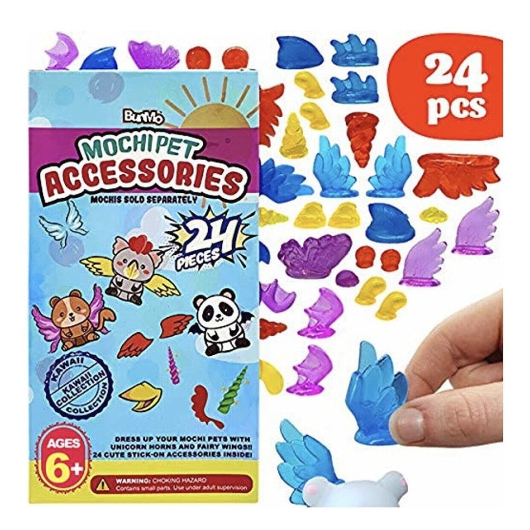 Bunmo Mochi Squishy Stick on Accessories for Toys Stress Squish 24 ...
