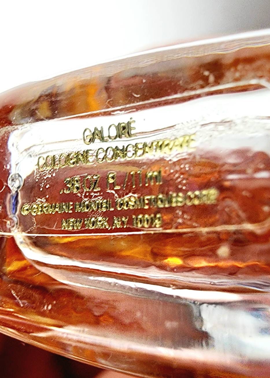 Galore Germaine Monteil Womens Cologne Concentrate RARE Vintage Partial ...