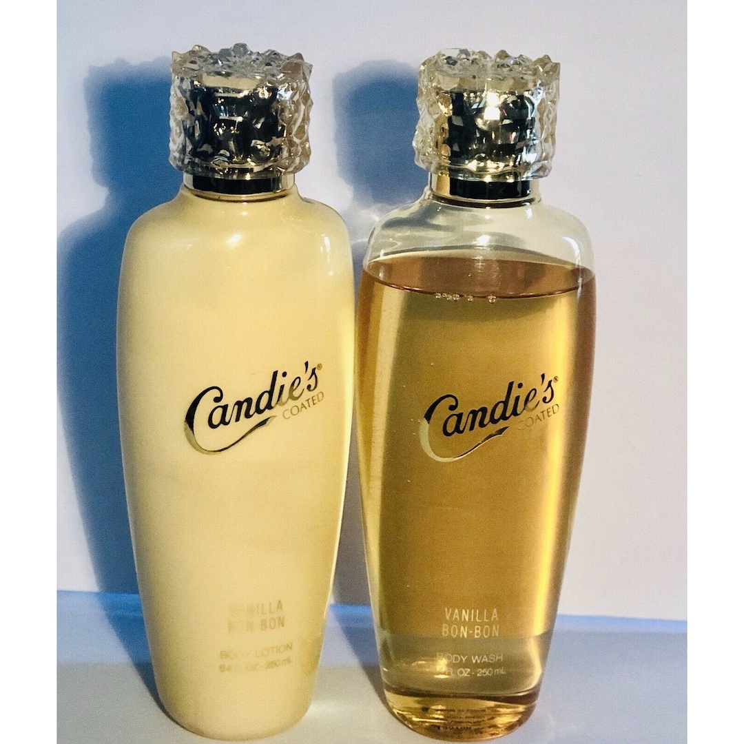 Candie's Coated VANILLA BON BON Body Wash & Lotion Set 8.4 Oz ~rare ...