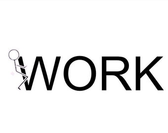 Work Stick Figure - Etsy