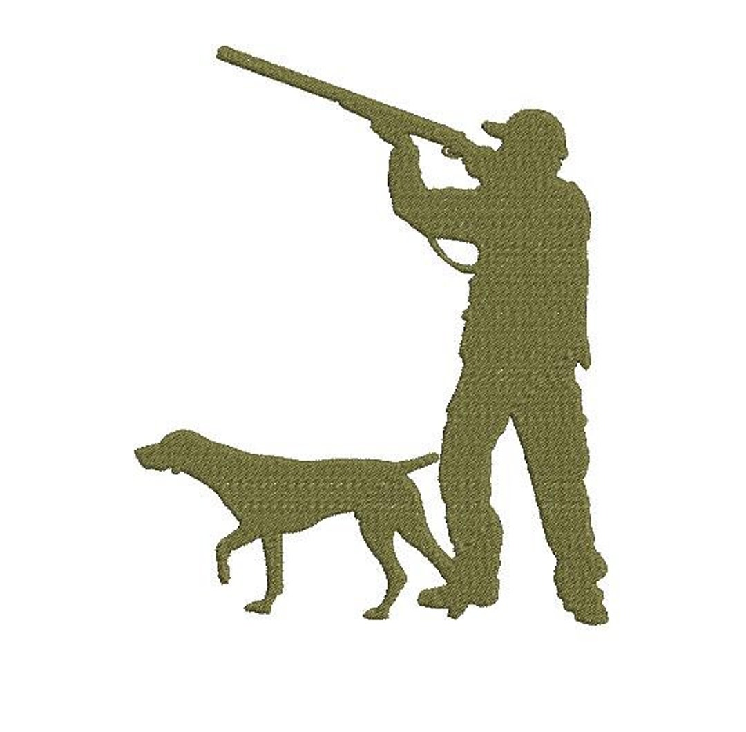 Hunting Embroidery File With Retriever Dog, Duck Hunting Embroidery ...
