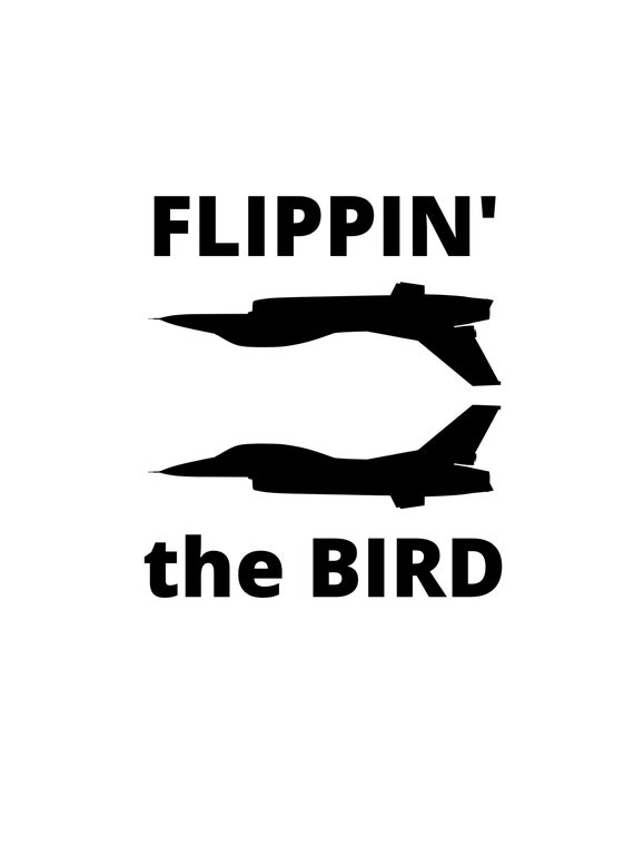 Flipping the Bird We Were Inverted Need for Speed Top Gun - Etsy