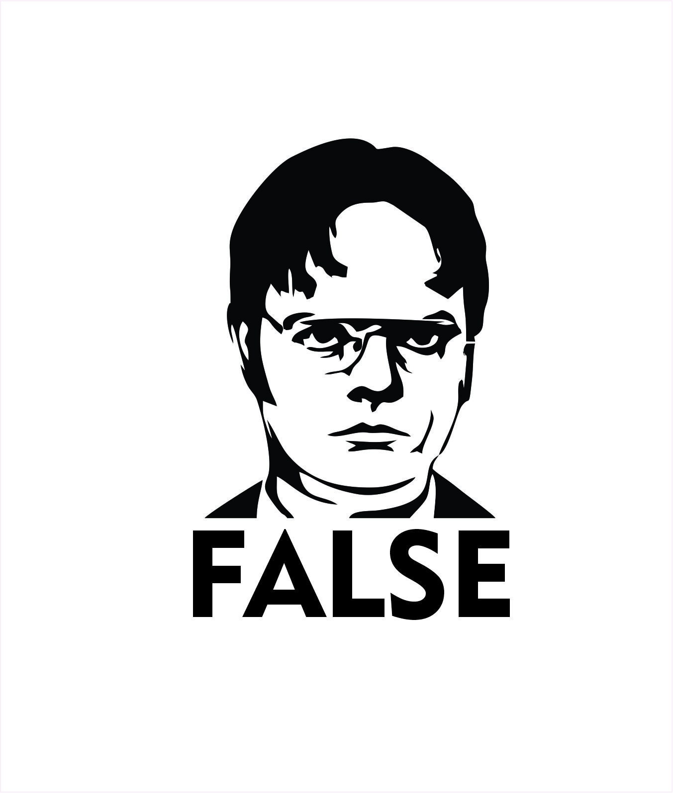 Dwight False from The Office svg jpg AI pdf dxf eps | Etsy