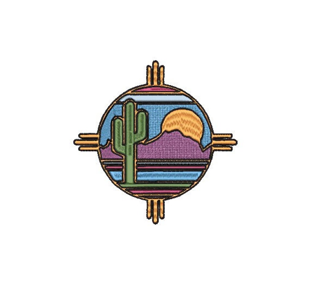 Aztec Embroidery File, Western Embroidery File, Southwestern, 3 Sizes ...