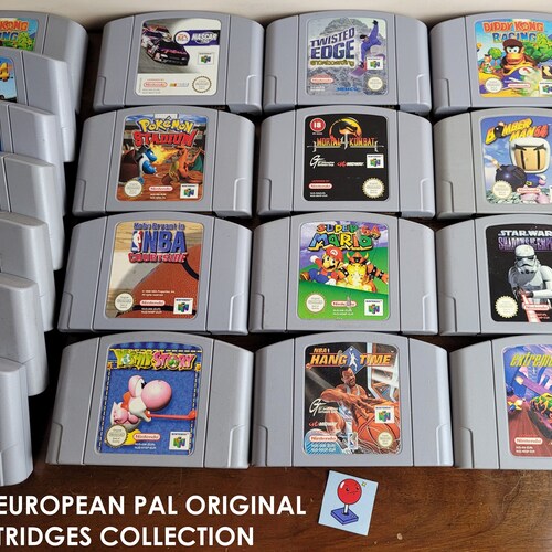 NINTENDO 64 PAL N64 Games Loose Cartridges Games 100% - Etsy
