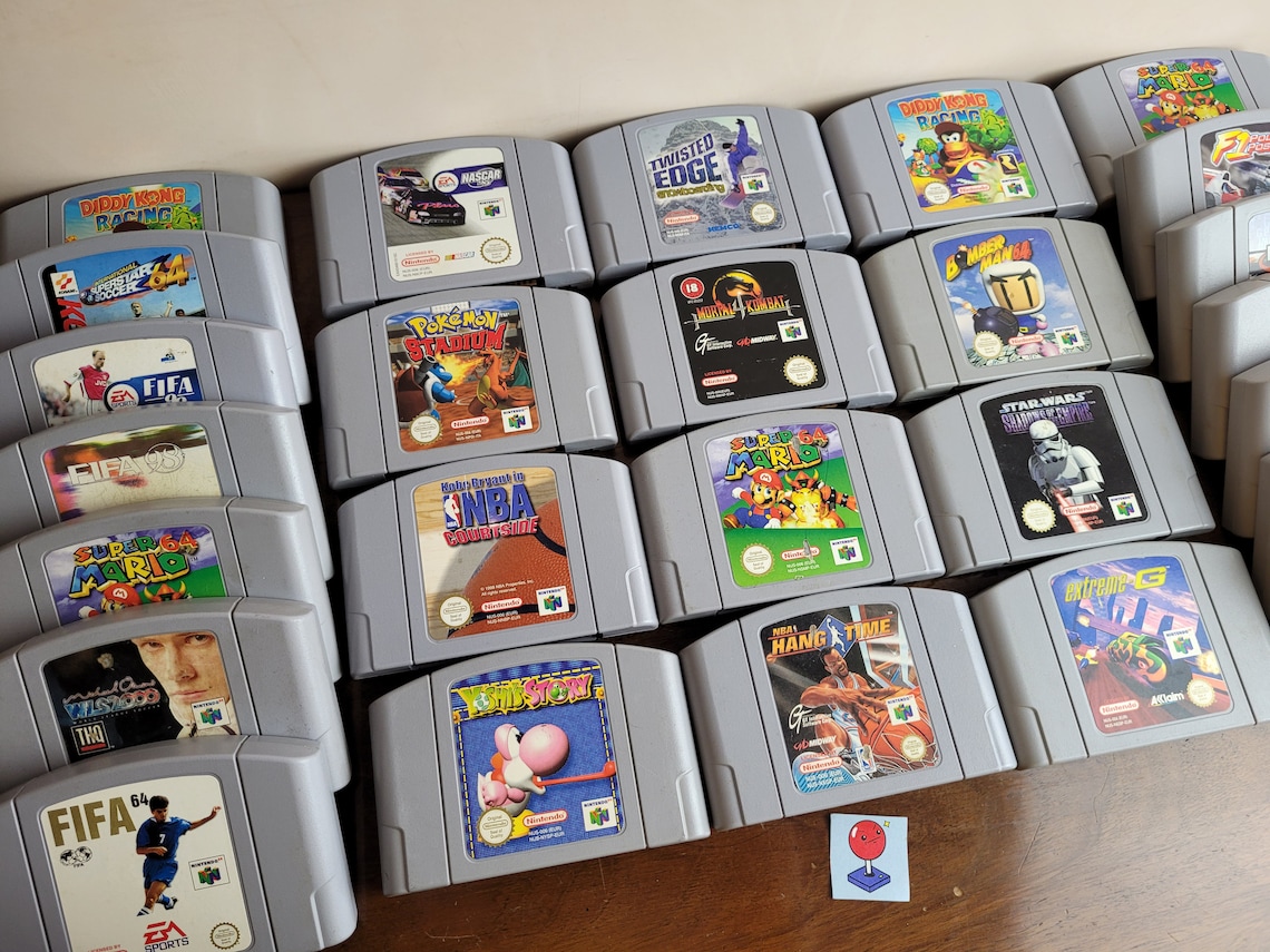 NINTENDO 64 PAL N64 Games Loose Cartridges Games 100% - Etsy