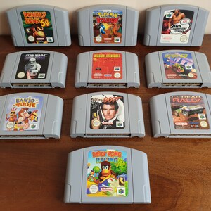 NINTENDO 64 PAL N64 Games Loose Cartridges Games 100% - Etsy