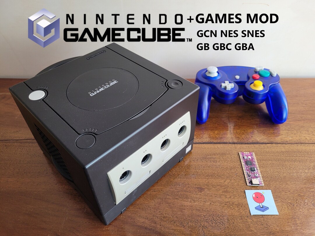 Gamecube black GAMES Mods Gamecube Mods Packed - Etsy