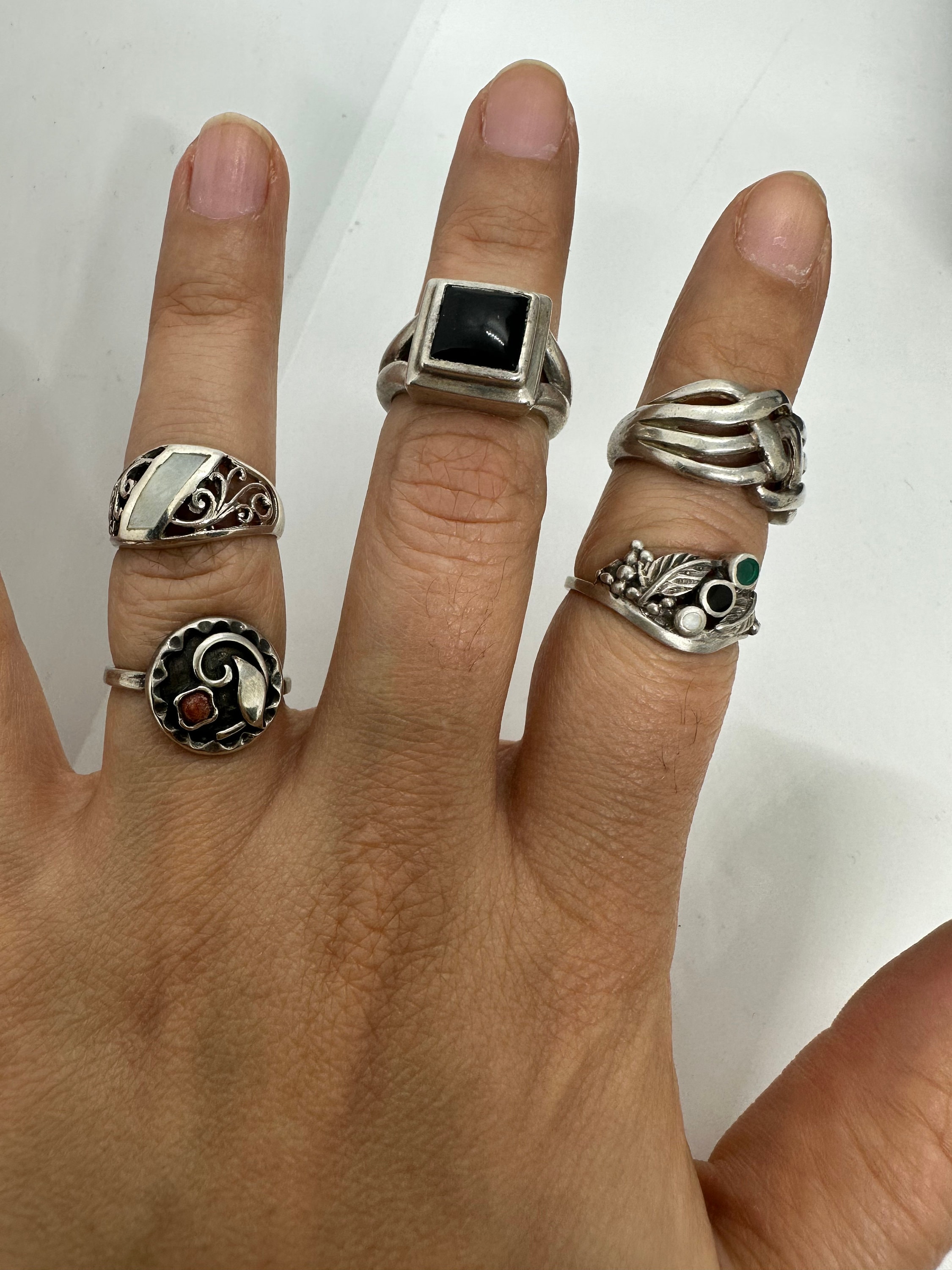 70s Black Onyx Ring - Etsy 70s Black Onyx Ring - Etsy
